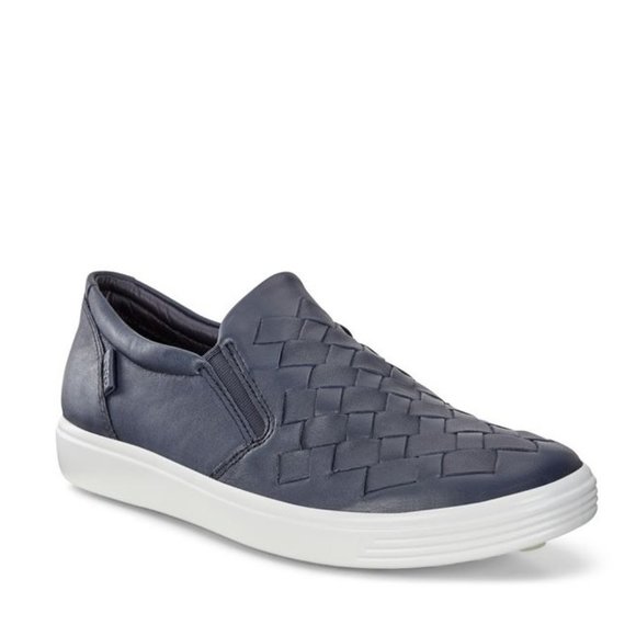 Ecco | Shoes | Ecco Womens Soft 7 Woven Slip On Fashion Sneakers | Poshmark